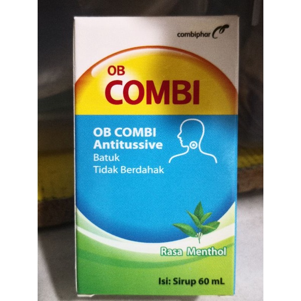 Jual OB Combi Antitussive Rasa Menthol 60 ml | Shopee Indonesia