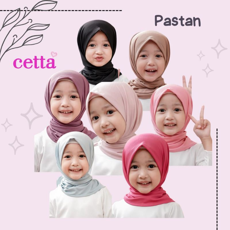 Jual CETTA OFFICIAL ( pastan jersey ) pashmina anak instan pashmina ...