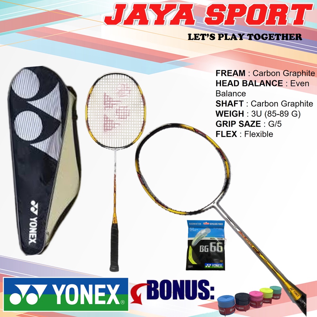 Jual Raket Badminton Yonex Arcsaber Gamma Original Raket Badminton ...