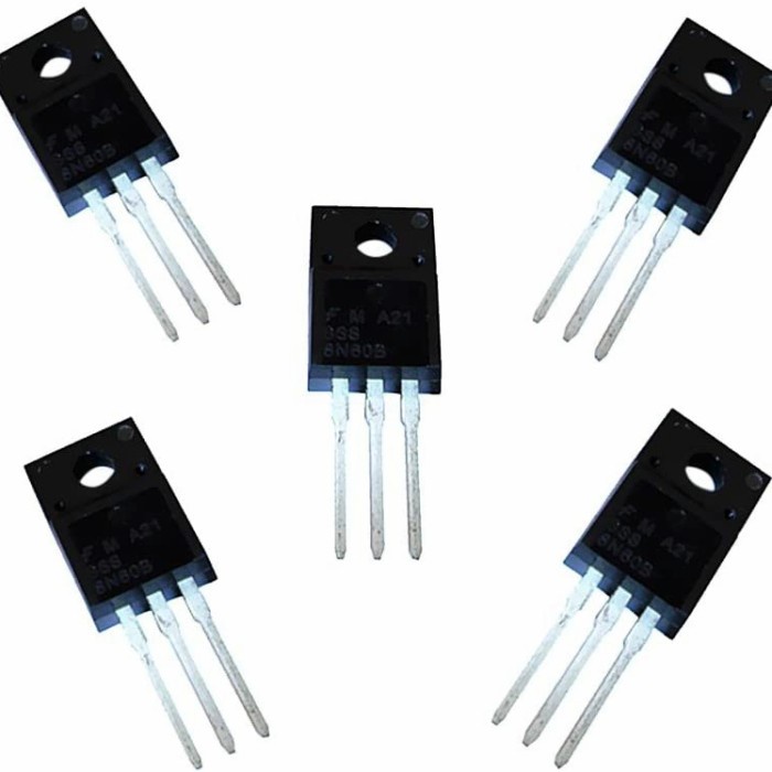 Jual Transistor bagus FQPF8N60C 8N60 FQPF 8N60C Mosfet 8a 600v TO-220 CAT27 | Shopee Indonesia