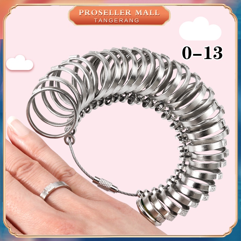 Jual Ring Ukuran Jari Cincin Merek TSK / Ring Finger Size Alat Pengukur ...