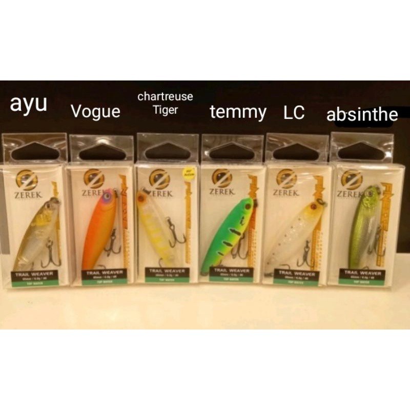 Jual lure zerek trail Weaver 65mm | Shopee Indonesia