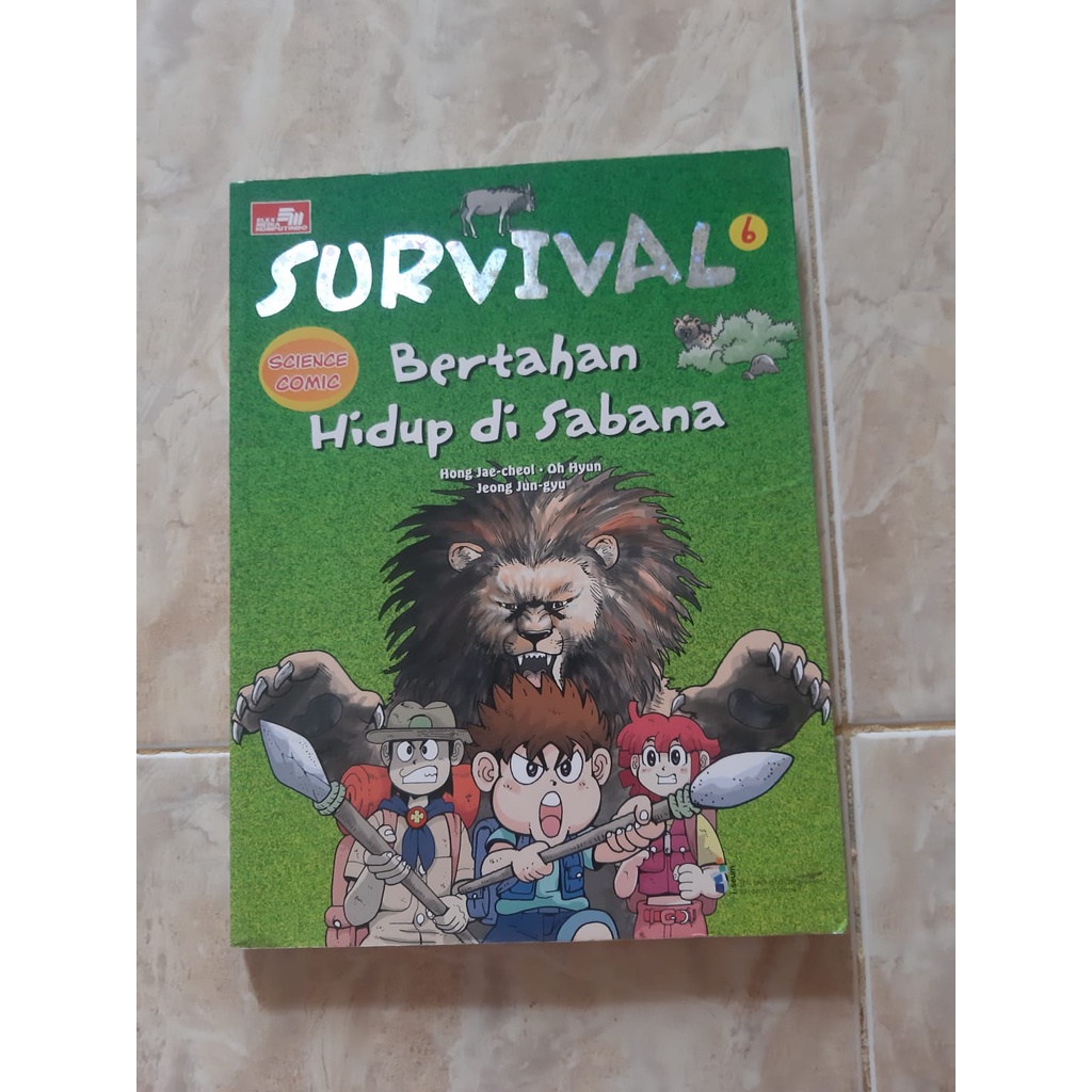 Jual Buku Komik Sains Science Comic Survival 6 Bertahan Hidup di Sabana ...