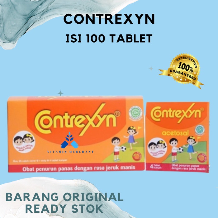 Jual Contrexyn 1 Box (obat penurun panas & kepala pusing anak) | Shopee ...
