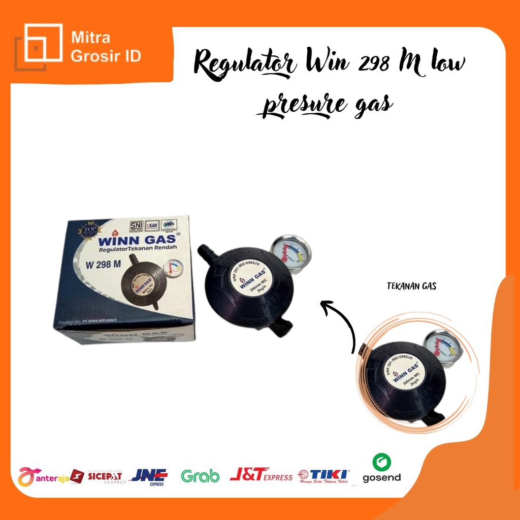 Jual Regulator WIN 298 M low presure gas | Shopee Indonesia