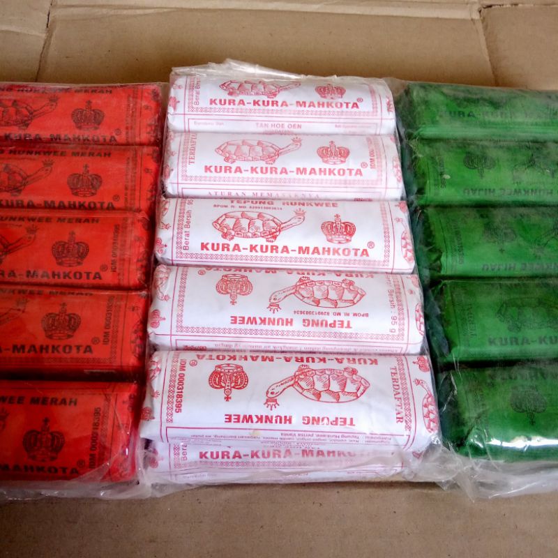 Jual Tepung Hunkwe cap kura kura mahkota 95gr/ Tepung Hongkwe/Hongkue ...