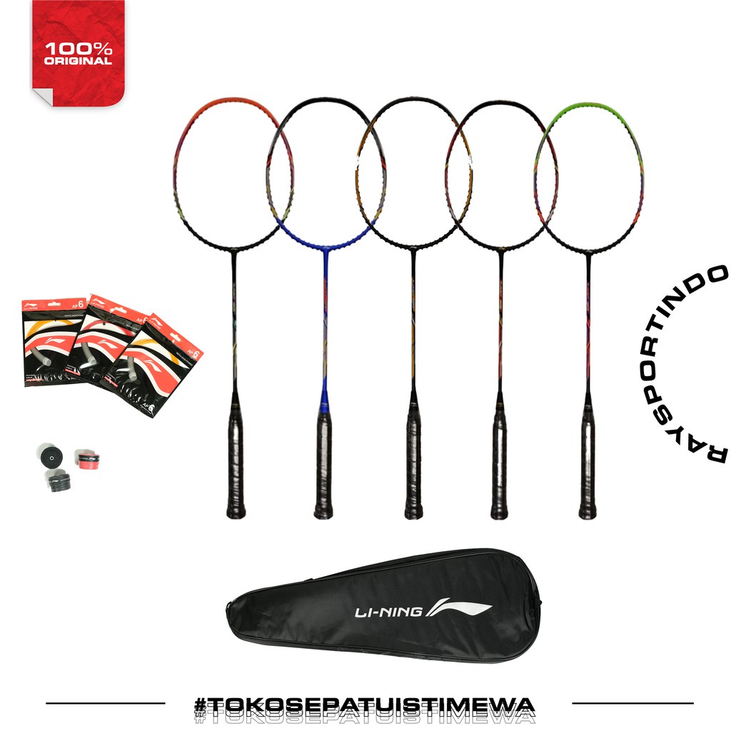 Jual RAKET BADMINTON LI-NING TURBO 99 5 WARNA | Shopee Indonesia