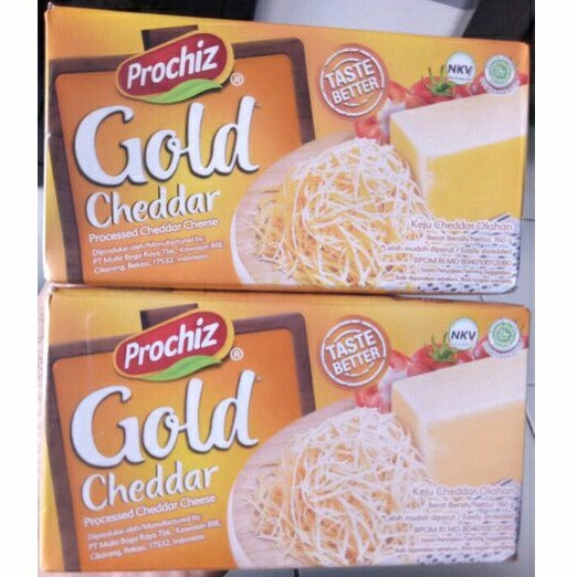 Jual PROCHIZ Gold Cheddar 160g | Shopee Indonesia