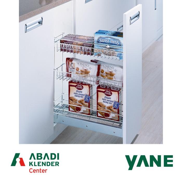 Jual rak kitchen / 3 Shelf Multipurpose Pull Out Rack BI005 Yane CH ...