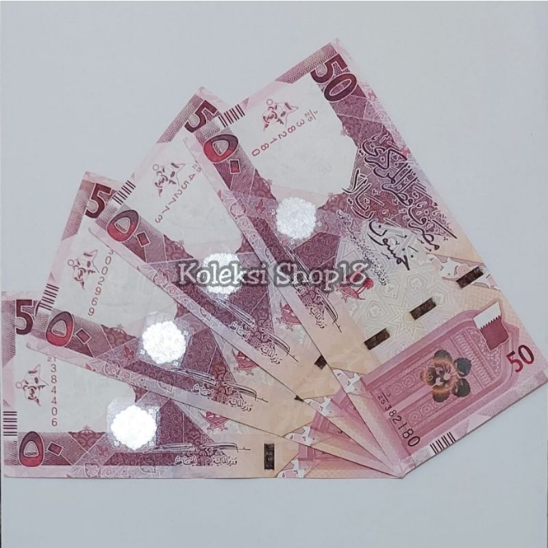 Jual Koleksi Qatar Riyal Pecahan 50 Riyal | Shopee Indonesia