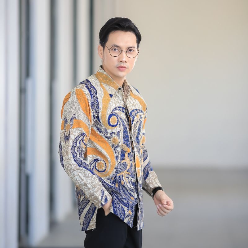 Jual BATIK BOLO DEWO Motif Lanange Jagat Hem Atasan Kemeja Baju Batik ...