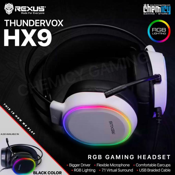 Jual Rexus Thundervox Hx9 Rgb Gaming Headset | Shopee Indonesia