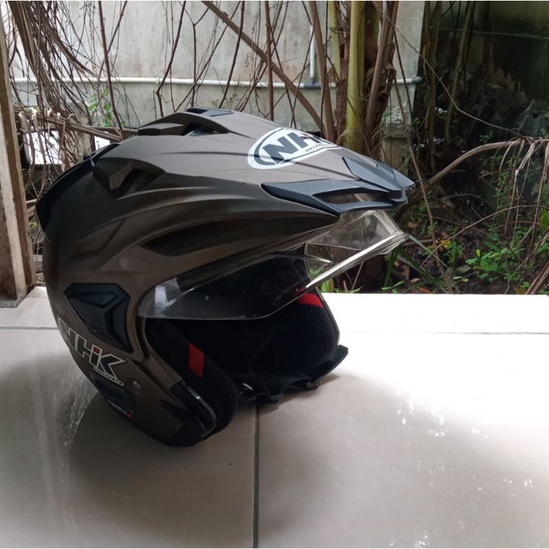 Jual HELM NHK BEKAS DOUBLE VISOR | Shopee Indonesia
