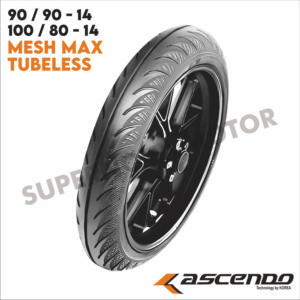 Jual BAN LUAR 90/80-14 80/90-14 100/80-14 ASCENDO BAN LUAR MATIC ...
