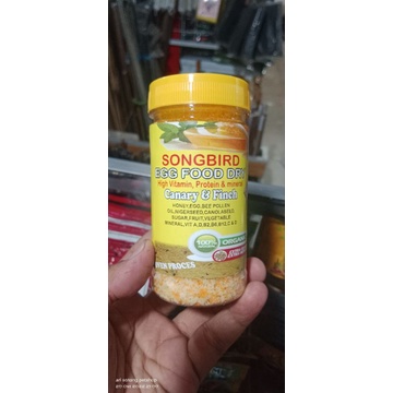 Jual SONG BIRD EGG FOOD DRYhigh vitamin protein dan mineral kenari ...