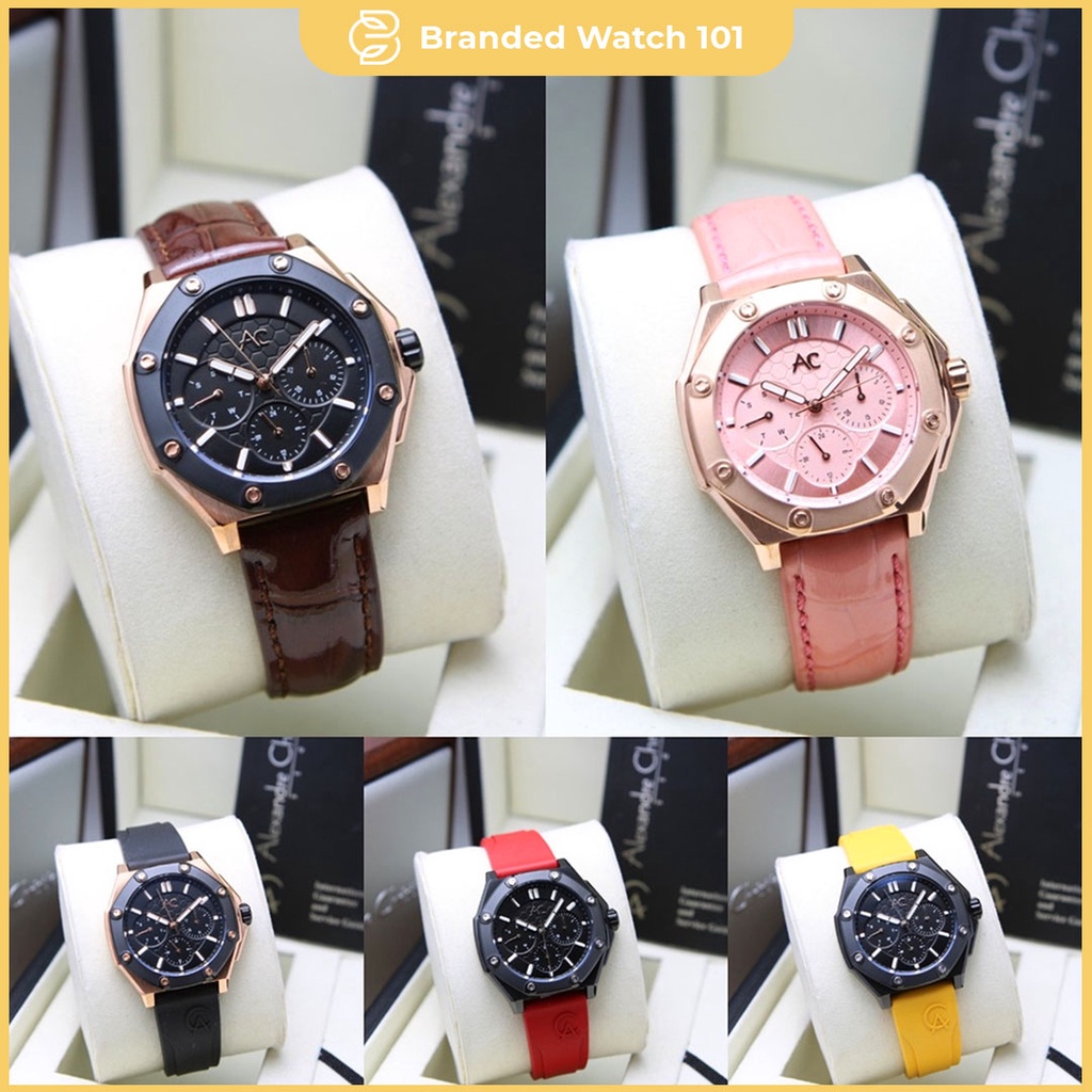 Jual ORIGINAL Jam Tangan Wanita Alexandre Christie Collection AC 9601 ...