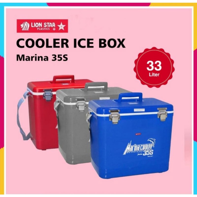 Jual LION STAR I-19 MARINA COOLER ICE BOX 35 S BOKS ES 35S 33LITER 33 L ...