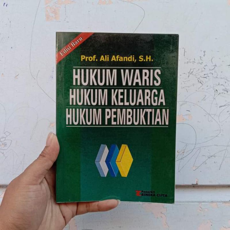 Jual buku HUKUM WARIS HUKUM KELUARGA HUKUM PEMBUKTIAN - Prof. Ali ...
