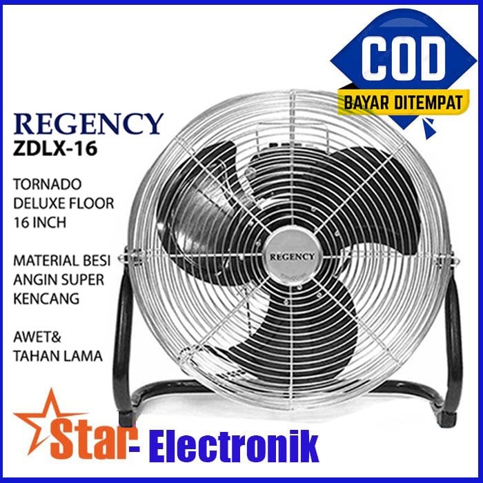 Jual REGENCY ZDLX 16 Kipas Angin Tornado Duduk Meja/Floor Fan -16 Inch ...