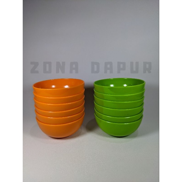 Jual (6 pcs / 1 lusin) - Mangkok Semi Melamin SSJ (11,5 cm), Mangkuk ...