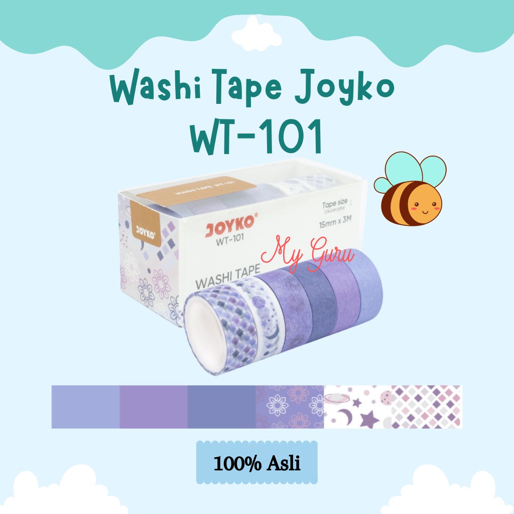 Jual [SET] JOYKO WASHI TAPE / JOYKO PITA PEREKAT / SELOTIP / JOYKO ...