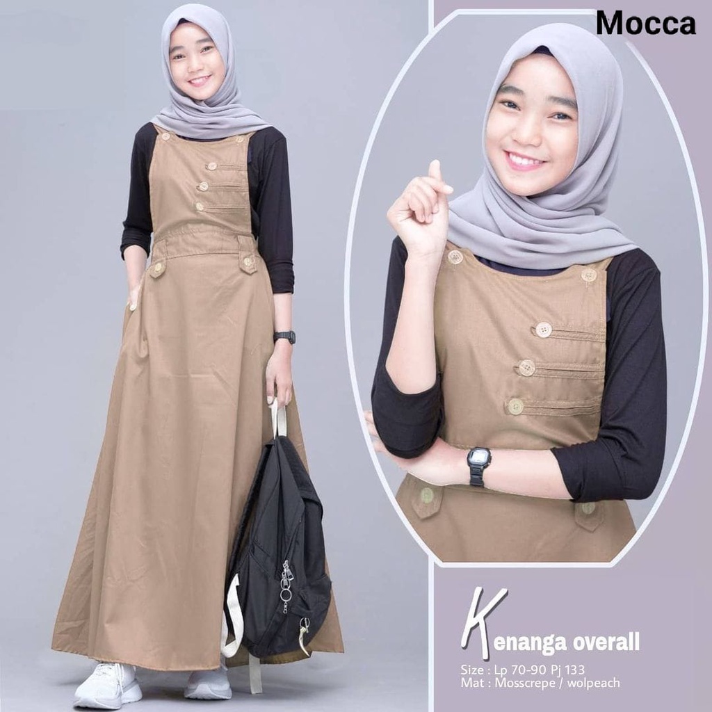 Jual [NABILLA] SETELAN OVERALL KENANGA TERBARU / PAKAIAN WANITA ...