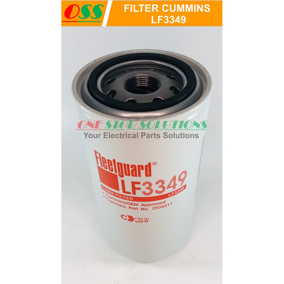 Jual OIL FILTER FLEETGUARD LF3349 / LUBE FILTER FLEETGUARD LF 3349 PN ...
