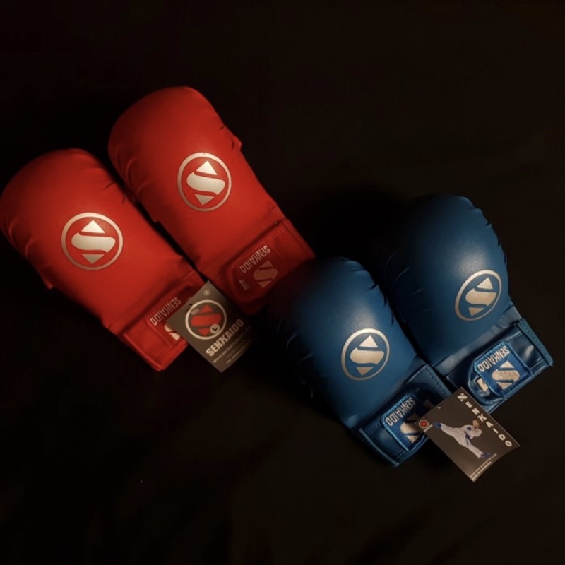 Jual Hand Protector Karate Senkaido Aka Ao | Shopee Indonesia
