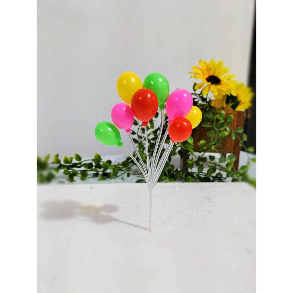 Jual Topper Round Balon Bulat/Toper Hiasan Kue/Cake Decoration/Dekorasi ...