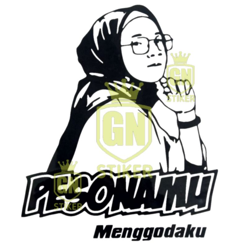 Jual STIKER CUTTING CEWEK HIJAB BUAT KACA/PINTU MOBIL TRUK DLL | Shopee Indonesia