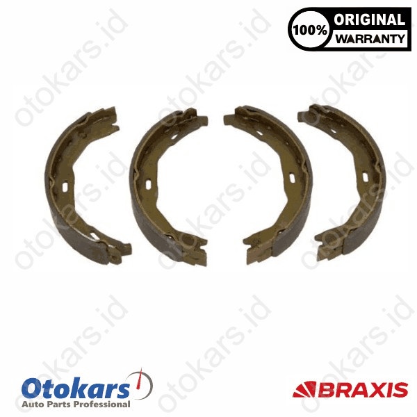 Jual Parking Brake Shoe Kampas Rem Parkir MERCY W204 (BRAXIS AC0147 ...