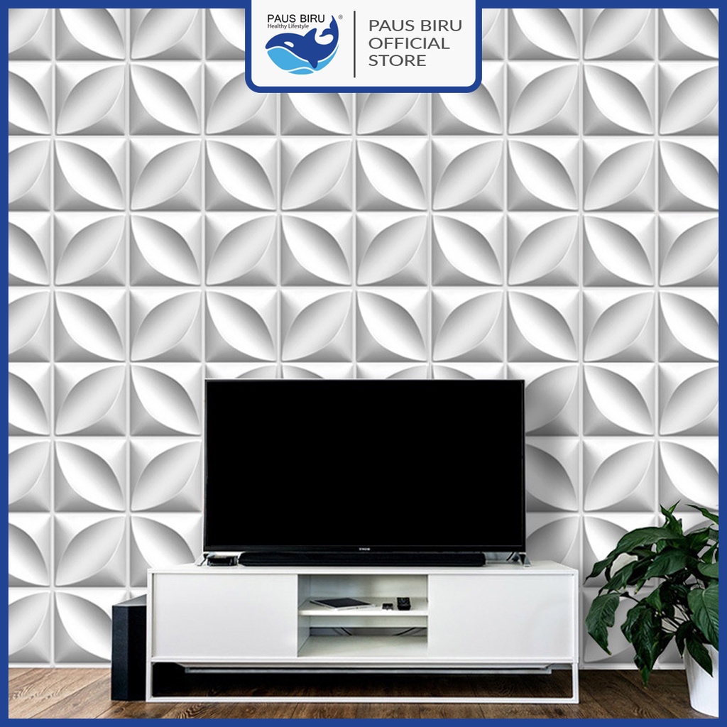Jual Paus Biru - WALL PANEL 3D PVC WALLPANEL WALLPAPER DINDING / WALL ...