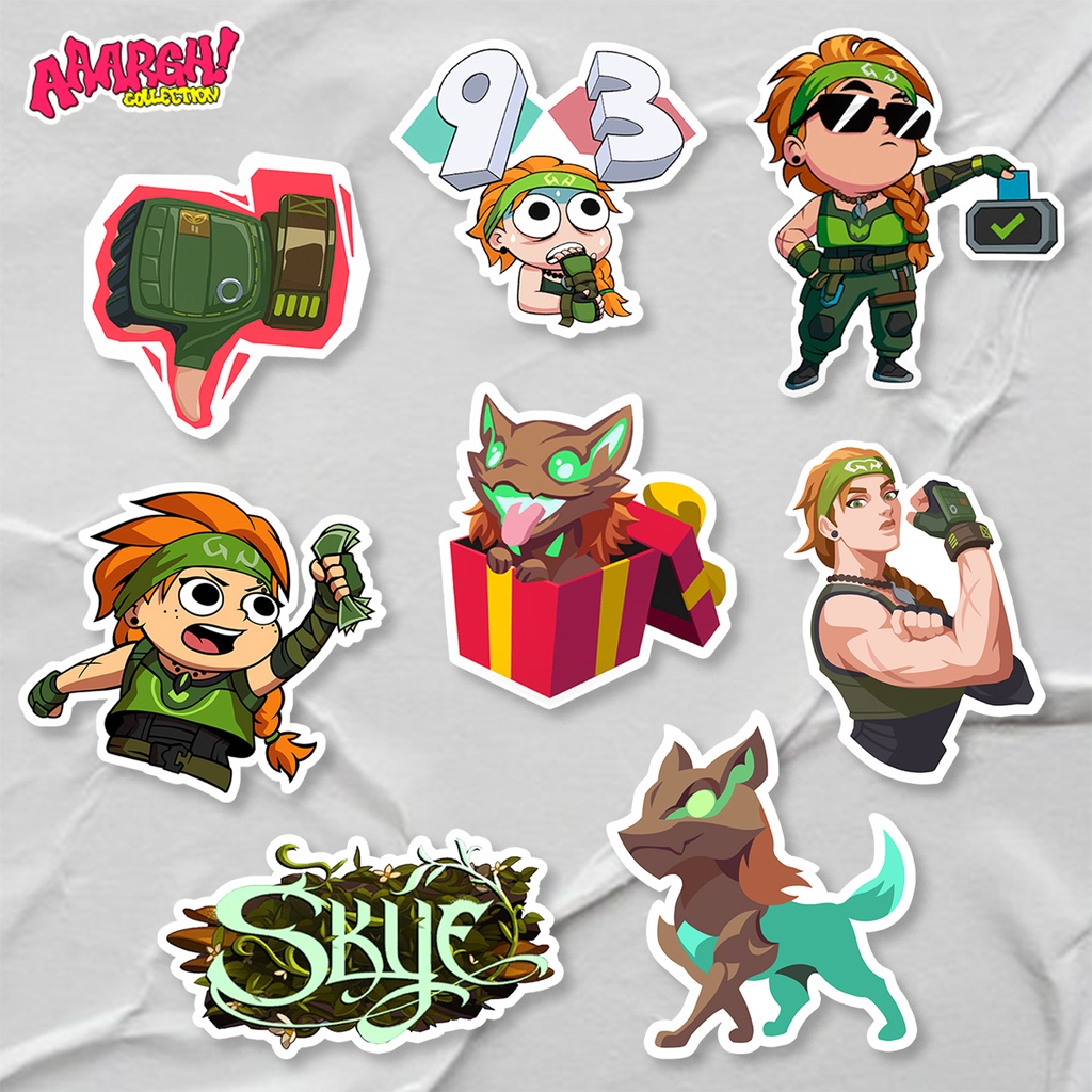 Jual Stiker Spray Valorant | Skye | Shopee Indonesia