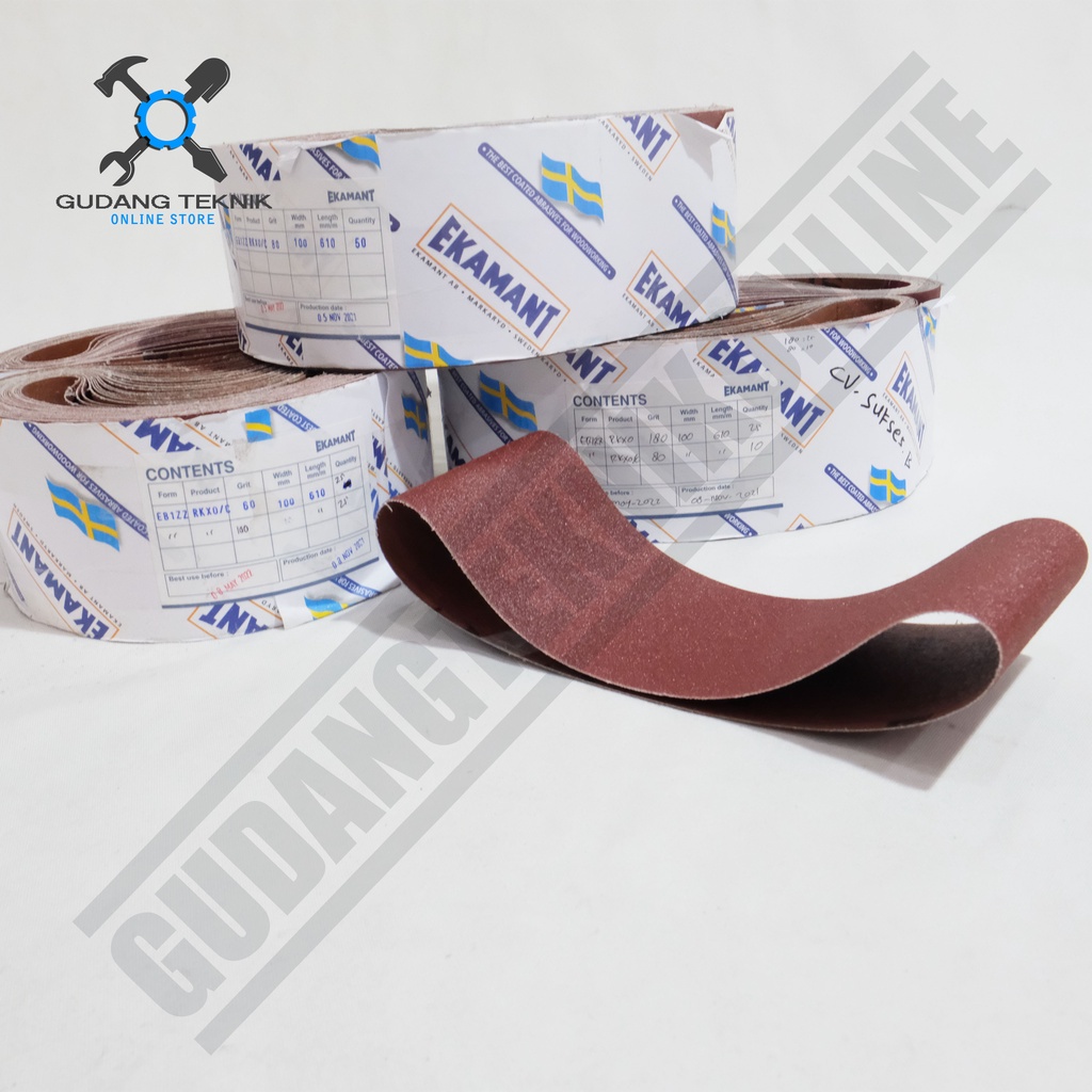 Jual Kertas Amplas Tank 100 x 610 mm GRIT 40 60 80 100 120 150 180 320 ...