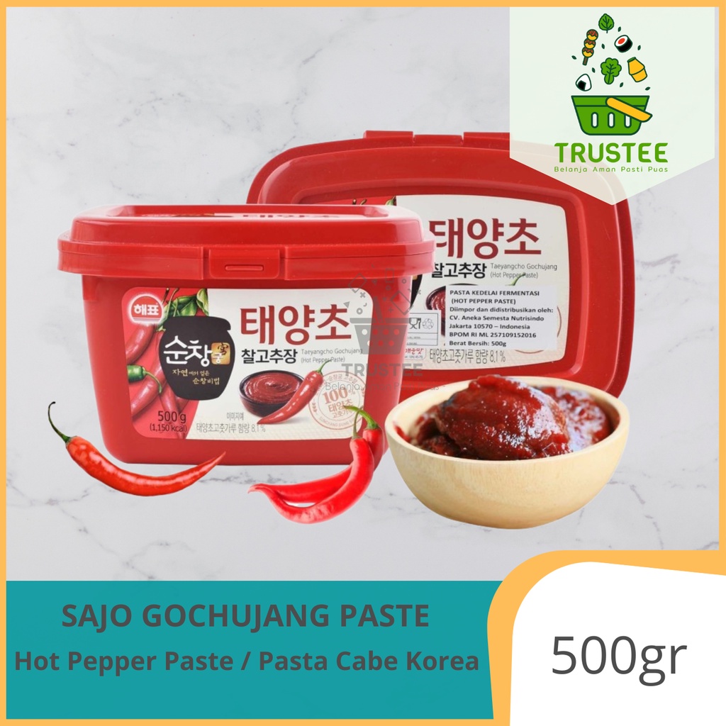 Jual SAJO Gochujang / Hot Pepper Paste / Pasta Cabe 500gr | Shopee Indonesia