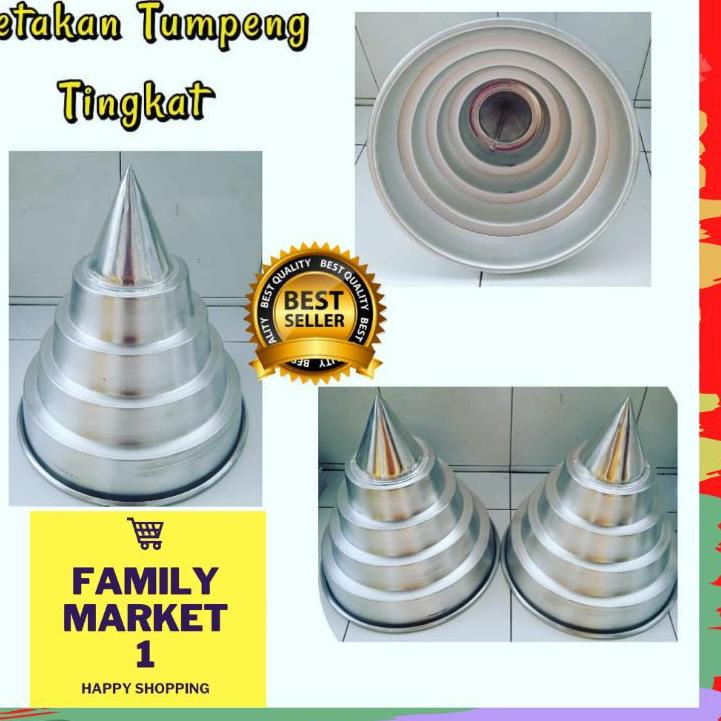Jual Harga Bagus--Cetakan Nasi Tumpeng Susun Model Candi Ukuran Kecil ...