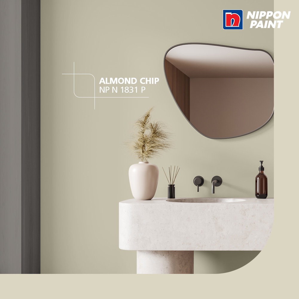 Jual CAT TEMBOK INTERIOR DAN EKSTERIOR NIPPON PAINT - ALMOND CHIP ...