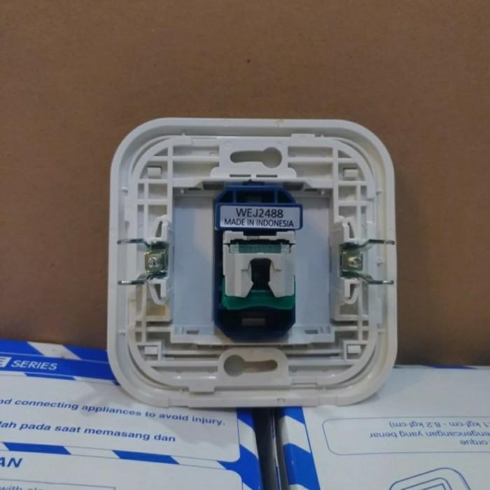 Jual SOCKET Outlet Data LAN Cat5e / CAT 6 RJ45 WEJ2488 IB Panasonic ...