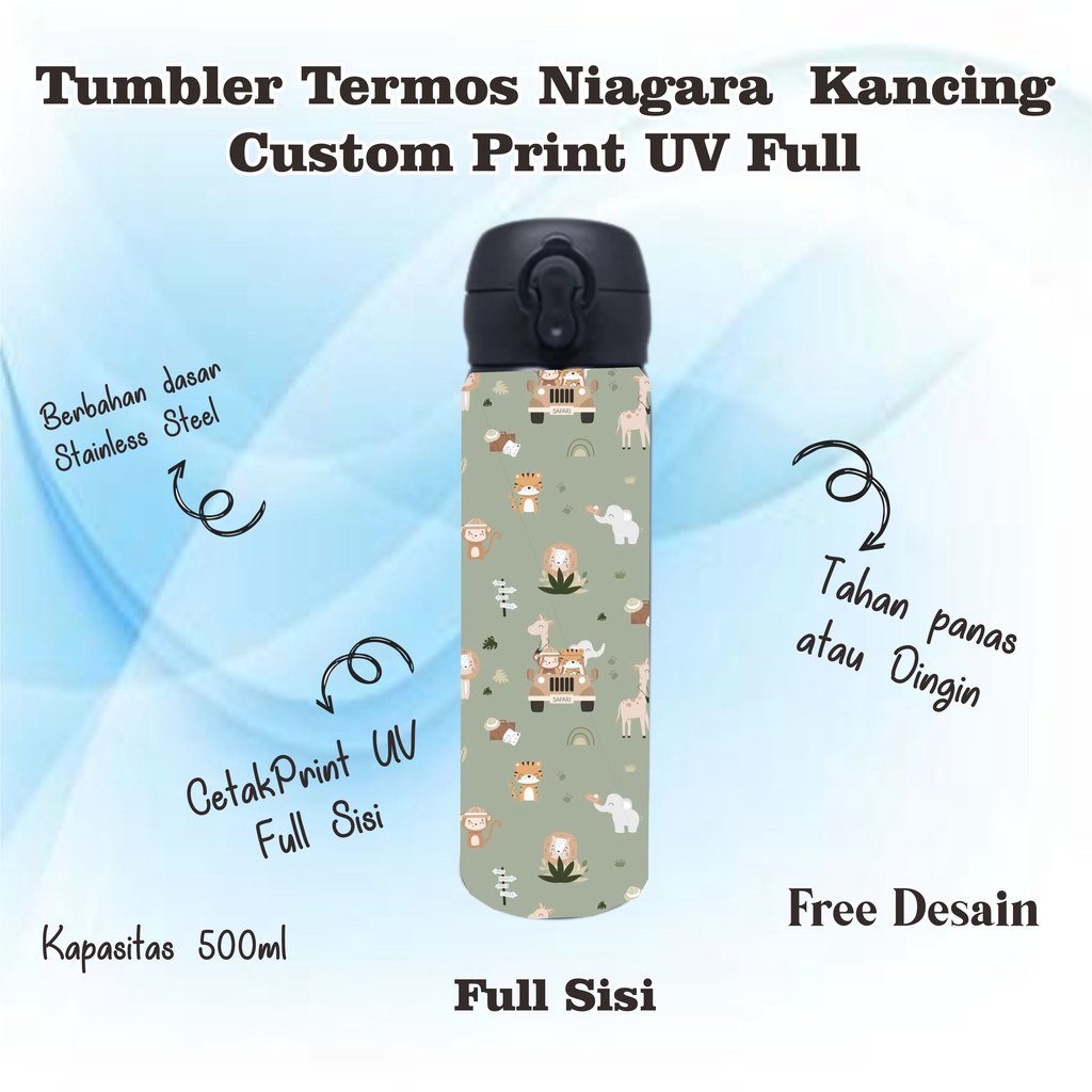 Jual tumbler termos niagara kancing custom / tumbler termos custom ... Jual tumbler termos niagara kancing custom / tumbler termos custom ...