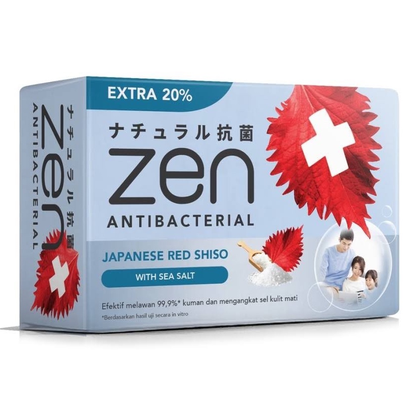 Jual Zen Bar Soap Shiso And Sea Salt 80gr | Shopee Indonesia