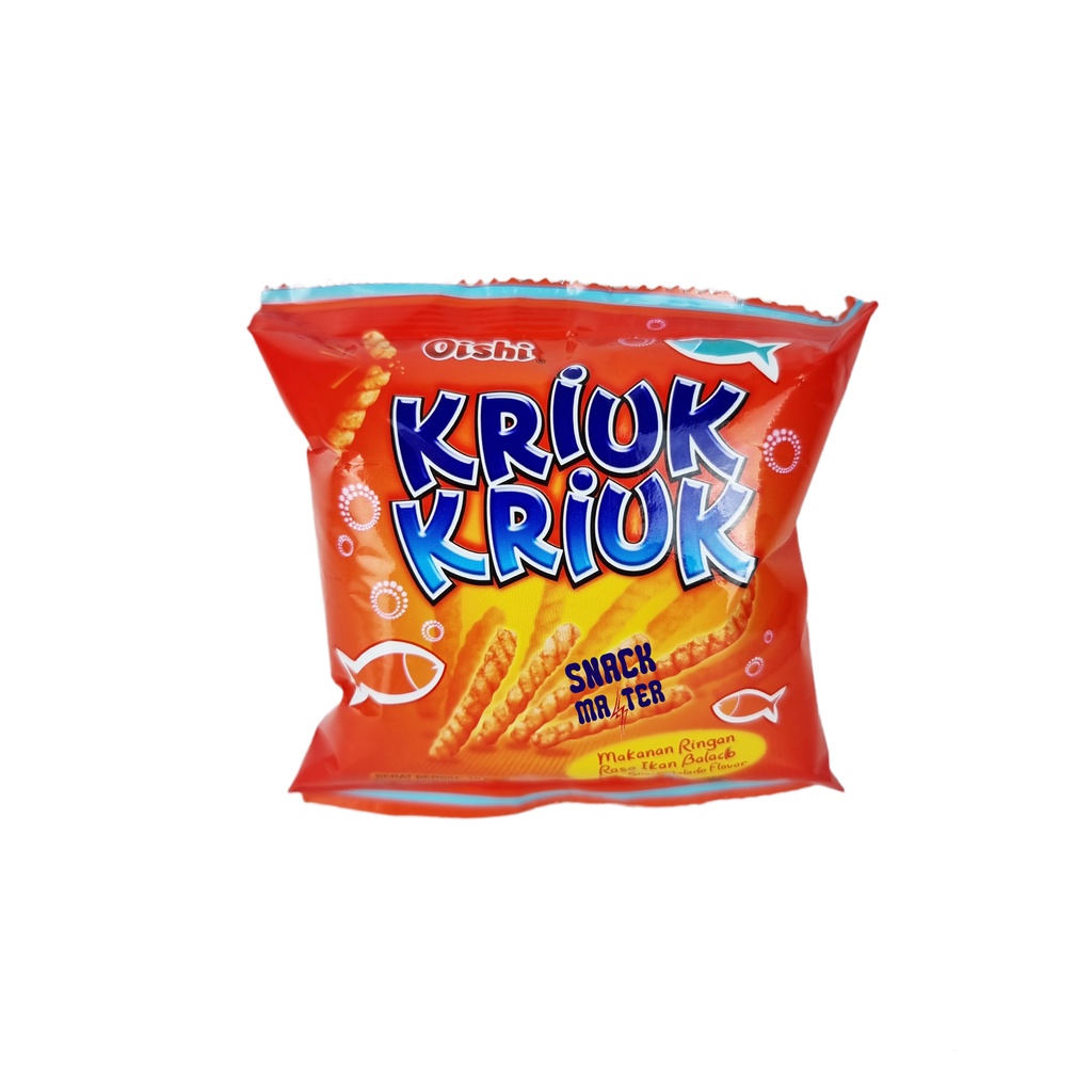 Jual Oishi Kriuk Kriuk ikan balado - Netto 10gr | Shopee Indonesia