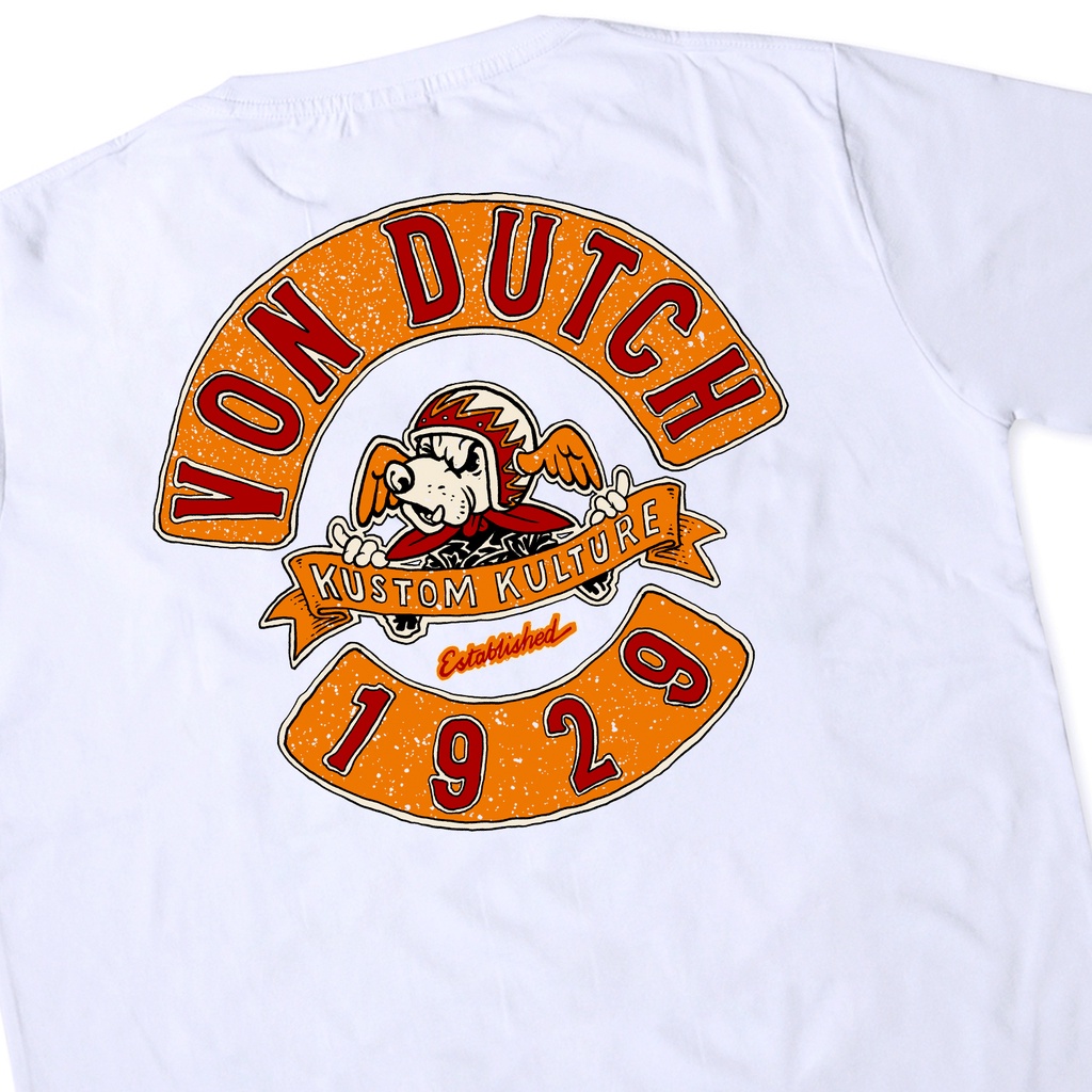 Jual Von Dutch Tshirt 0619 White | Shopee Indonesia