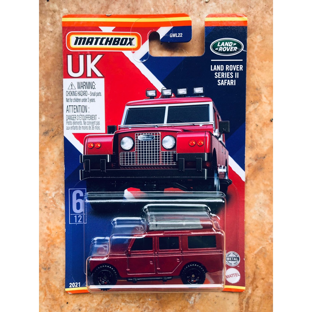 Jual Matchbox Land Rover Series II Safari Merah | Shopee Indonesia