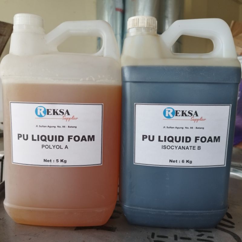 Jual 1 Set Polyurethane Liquid Foam | Polyol A 5 Kg | Isocyanate B 6 Kg ...