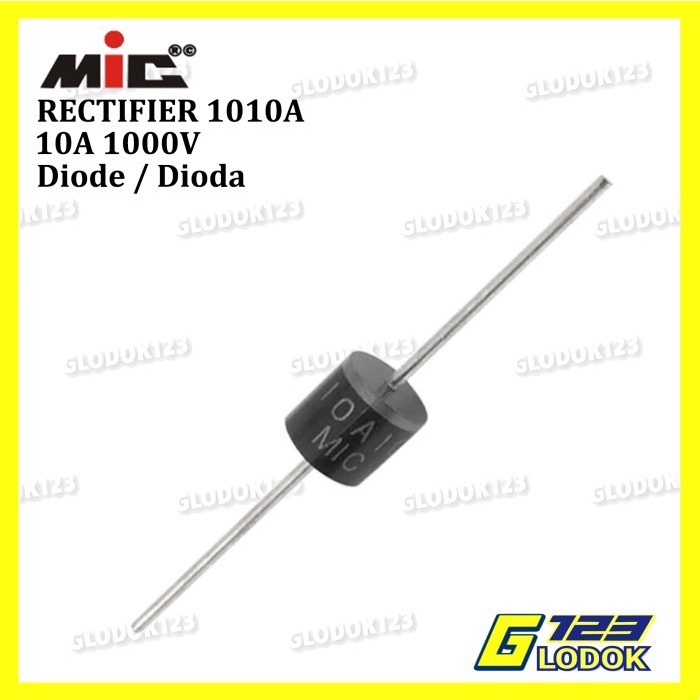 Jual Dioda Diode Rectifier MIC 10A10 10A Ampere 1000V Volt 1KV ED BB98 ...