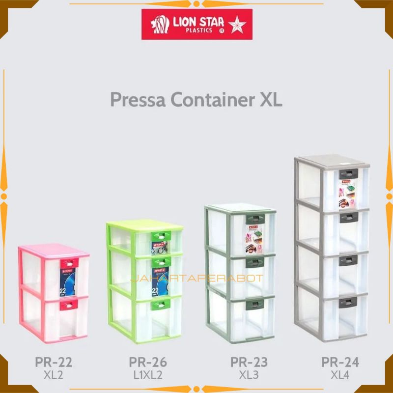 Jual LION STAR - RAK LACI CD DVD MINI CONTAINER SUSUN 2 3 4 SUSUN ...