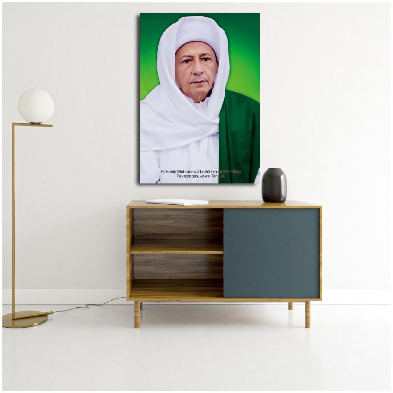 Jual Wall Decor Hiasan Dinding Kayu Al-Habib Muhammad Luthfi Foto ...