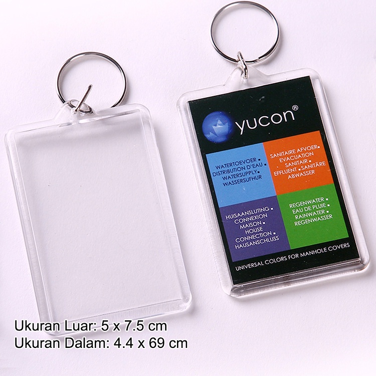 Jual 1 pcs Gantungan Kunci Akrilik Insert Paper Photo Keychain | Shopee ...