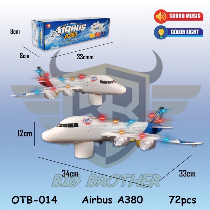 Jual Biru Pesawat Terbang King Air Airplane Mainan Anak Pesawatan ...