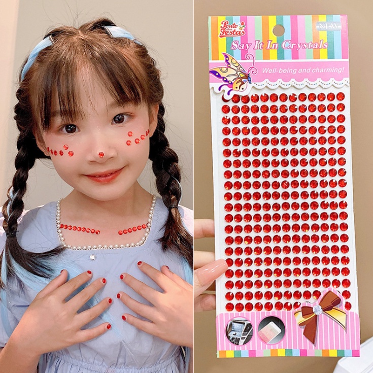 Jual [8Ave] Aksesoris Fashion Sticker Dekorasi Sticker Manik Bling ...